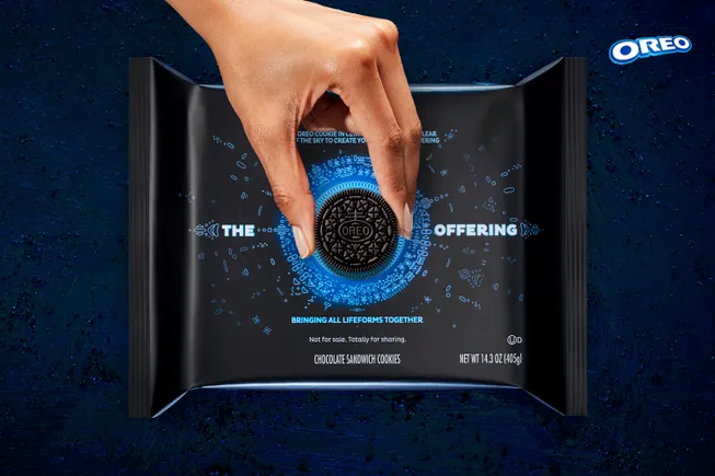 Oreo turns cookie packs into extraterrestrial peace offering ahead of ...