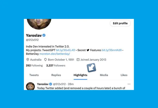 Twitter Tests New ‘Highlights’ Tab on Profiles to Showcase Your Best ...